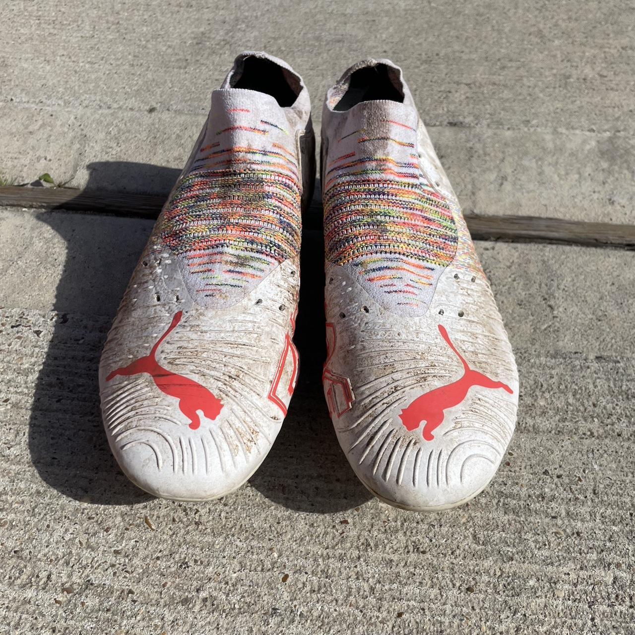 White Puma Future 20.1 FG football boots #football... | Depop