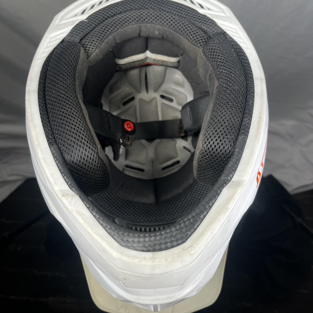 Answer AR1 Solid Helmet White and black small matte... | Depop