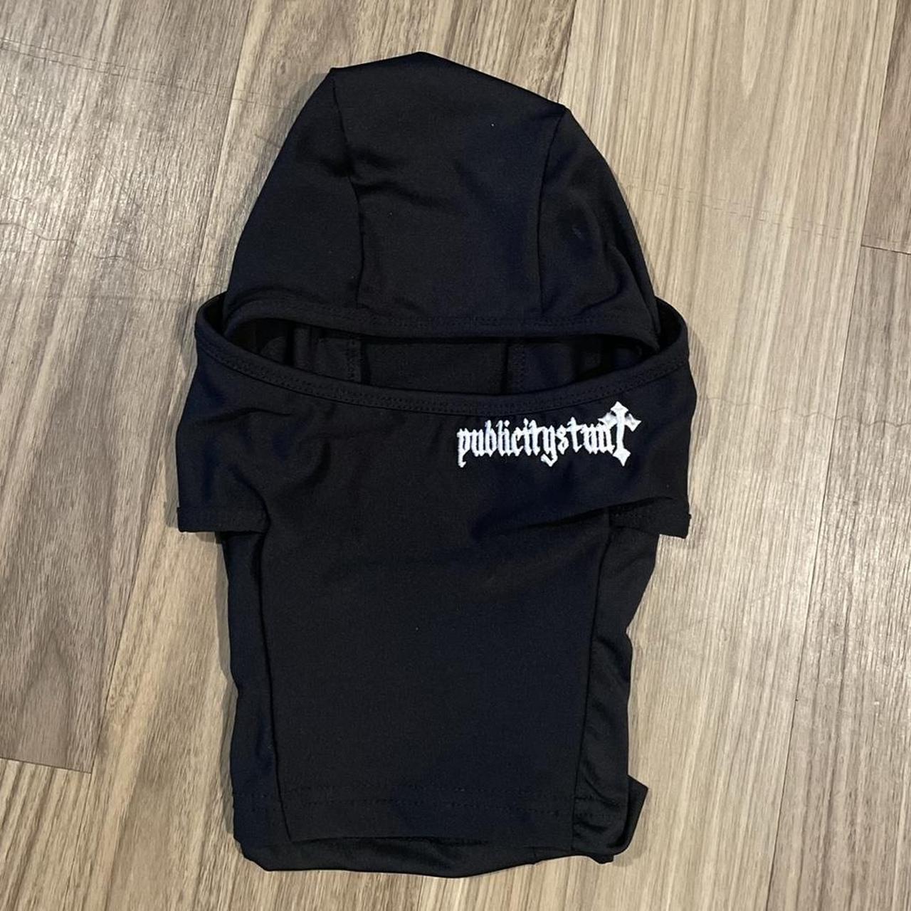 Black Adjustable Cross Design Ski-Mask/Face Mask - Depop