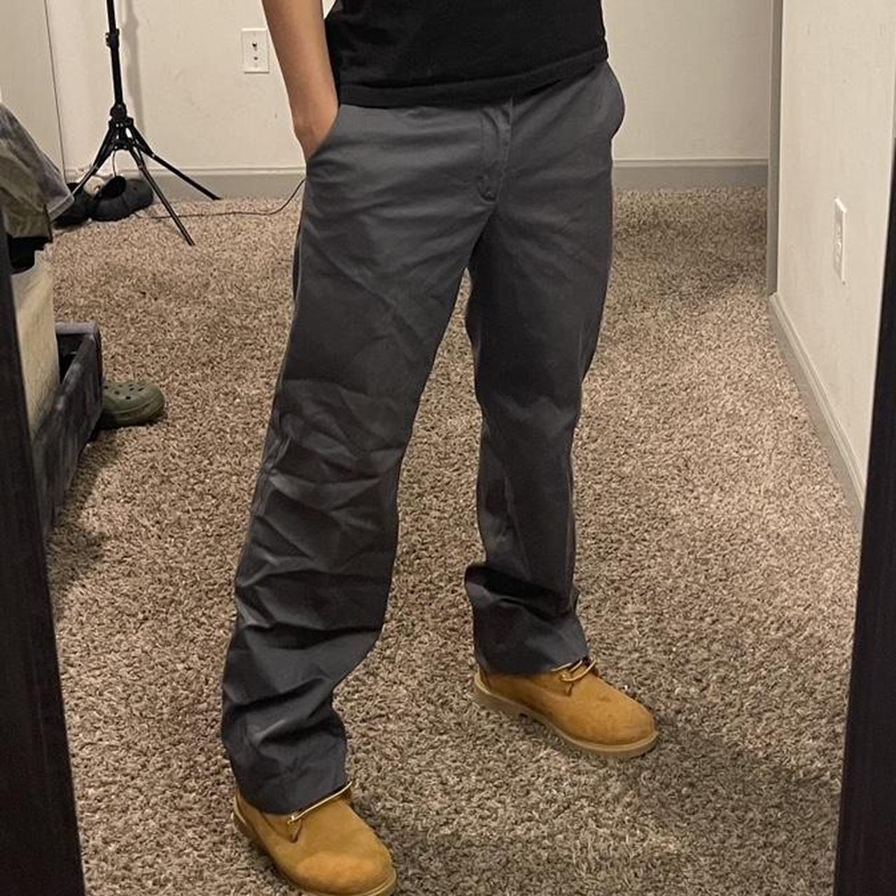 Dark Grey Dockers Dress Pants 30x30 - Depop