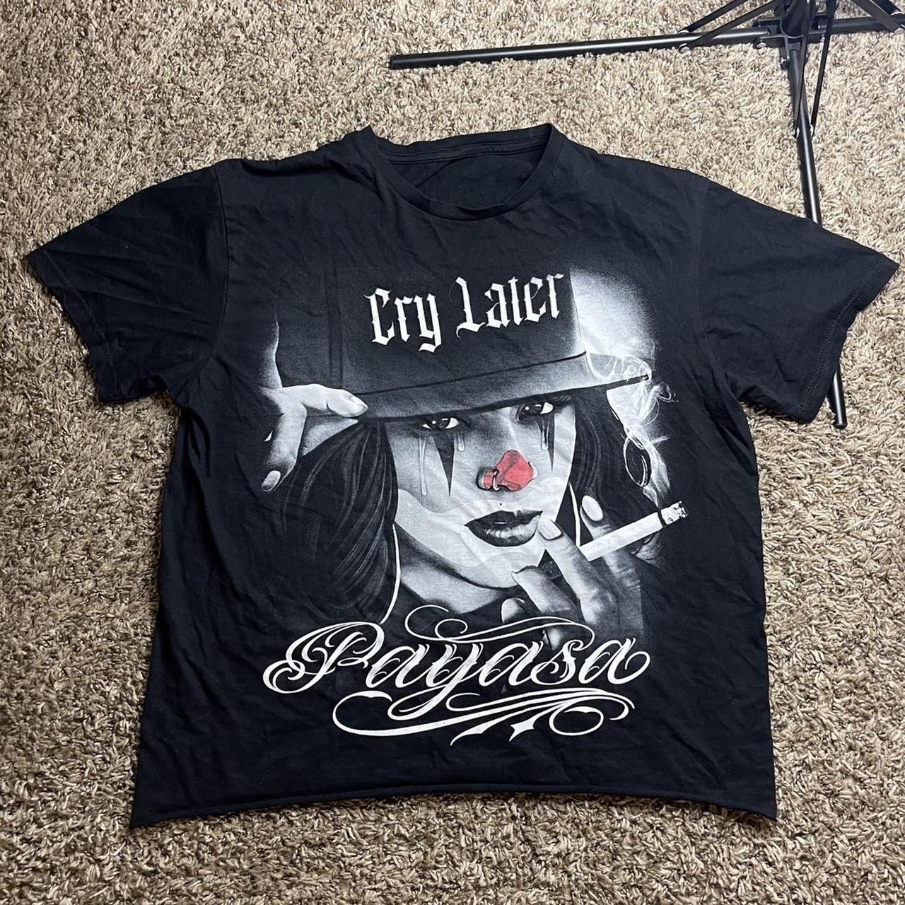 Cholo Design Cropped Men Black Shirt (Model is 5’8) - Depop