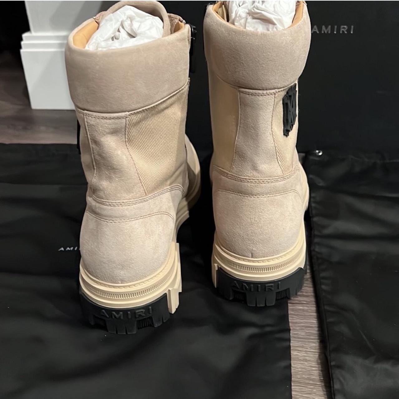 Brand new amiri combat boots with dust bag. | Depop