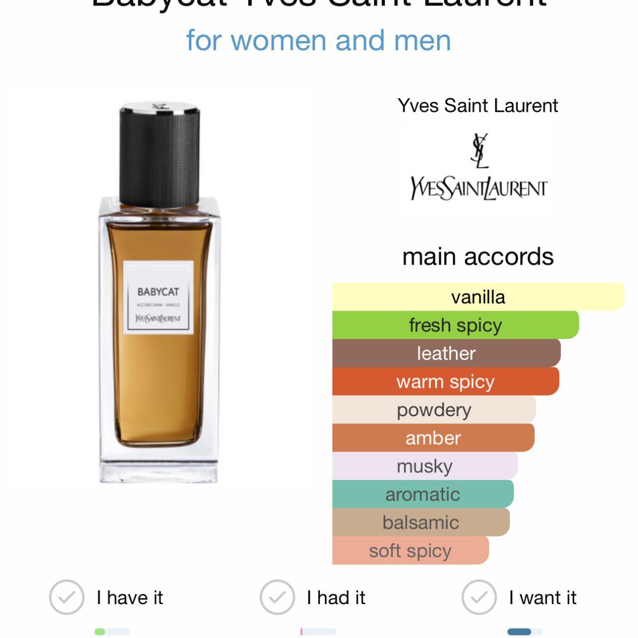 5ml Babycat YSL Sample *All of our fragrance samples... | Depop