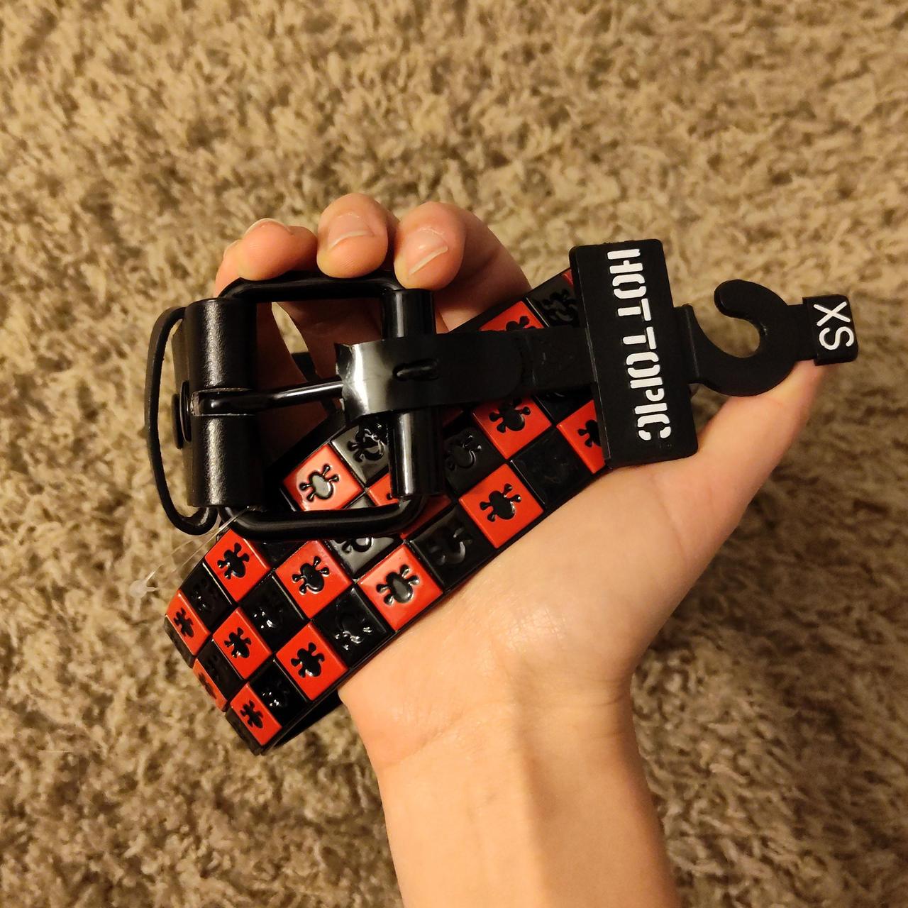 Cool Y2K scene emo early 2000s hot topic belt SIZE... | Depop