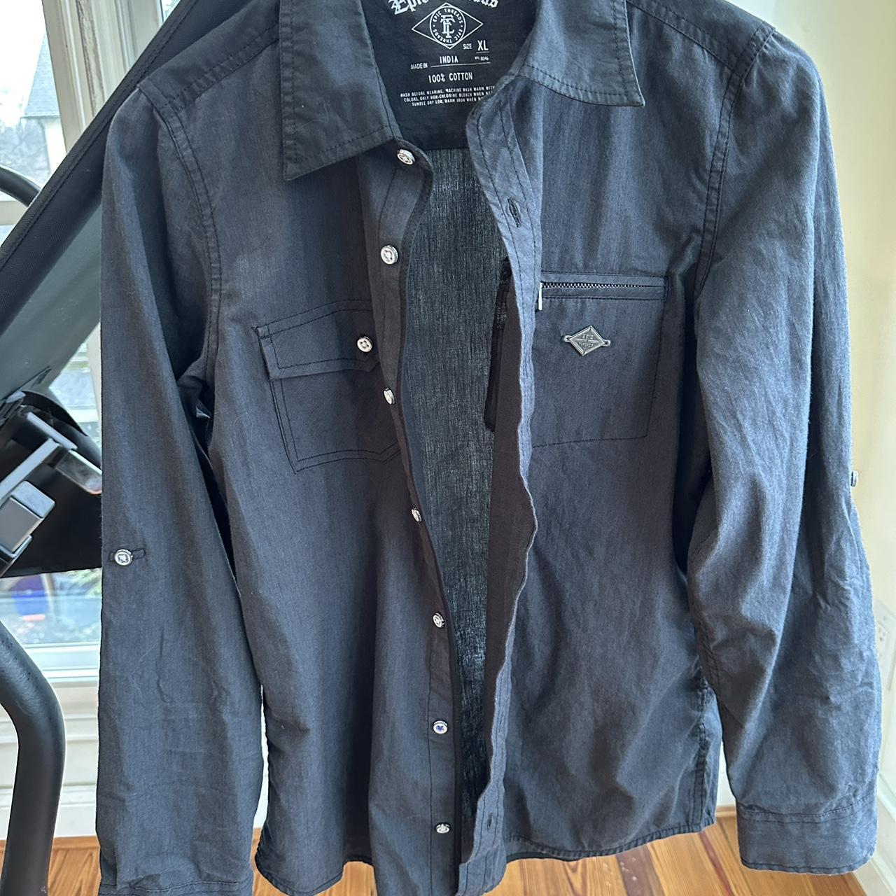 Epic Threads Youth XL button-up collared shirt. - Depop