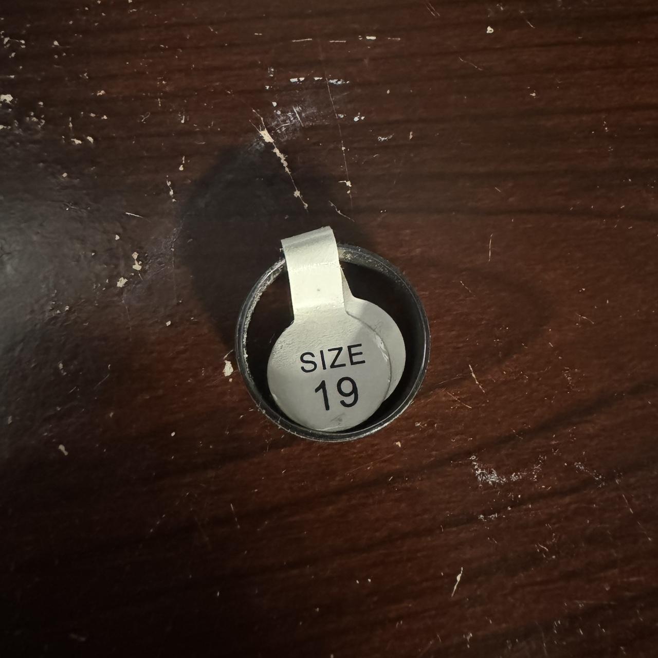 Stainless Steel: Multi-Colored ring with heart... - Depop