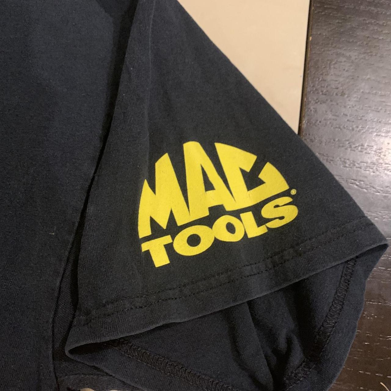 Black & green y2k Mactools hot rod graphic t-shirt... - Depop