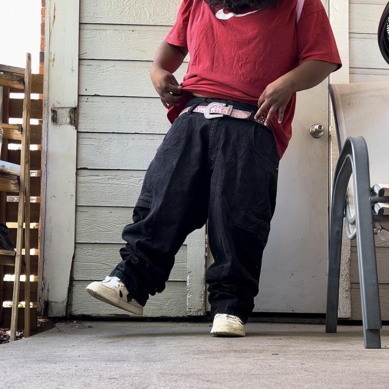 Fubu Jeans Baggy fit jean Length 34 Leg opening 10 - Depop