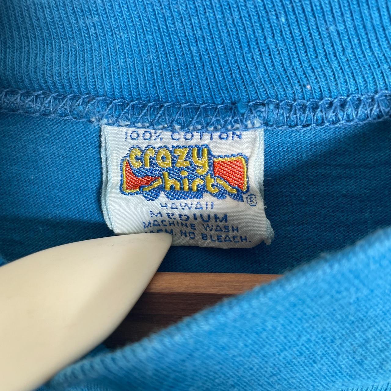 Crazy Shirts Men's Blue T-shirt | Depop