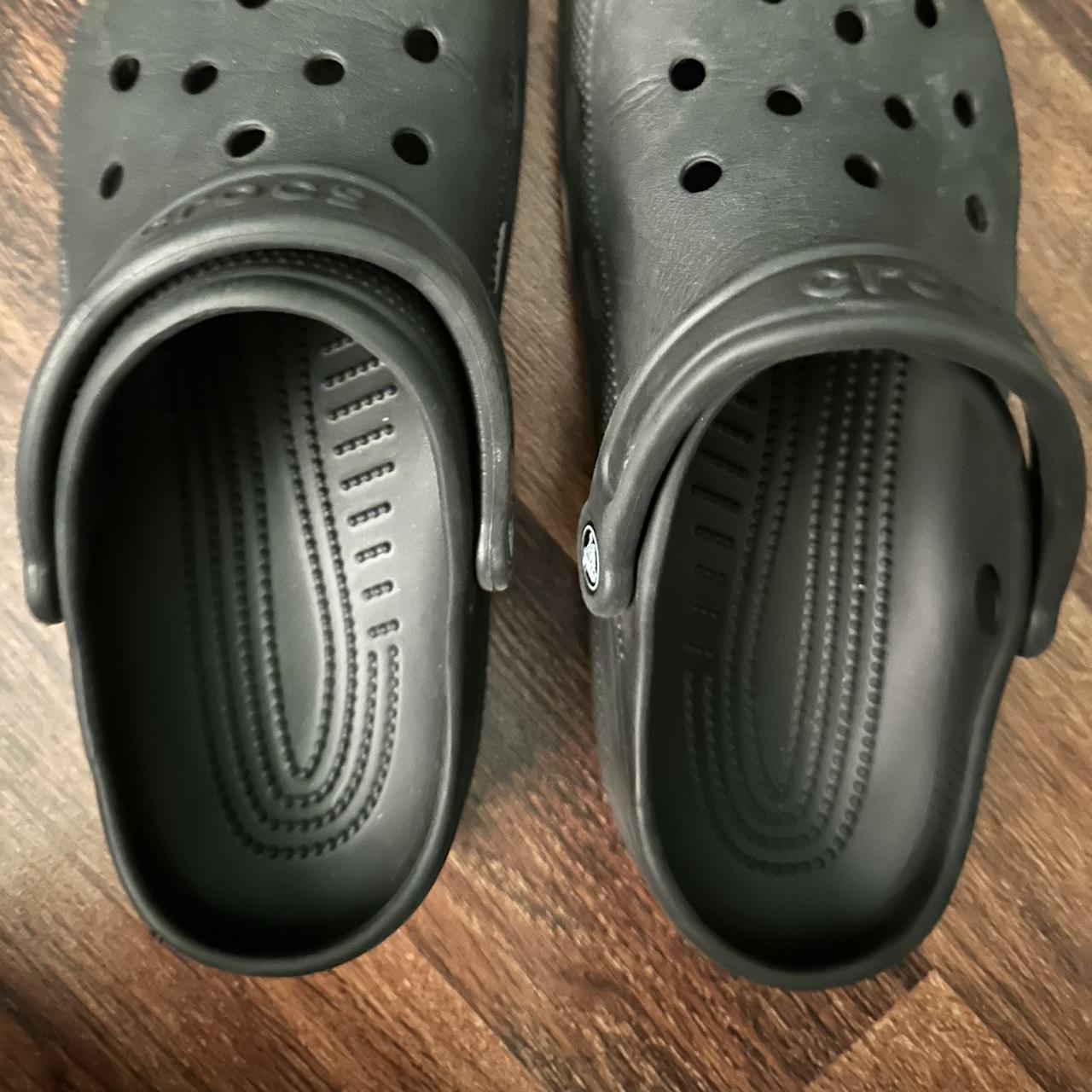 black crocs size 7 men’s and size 9 women - Depop