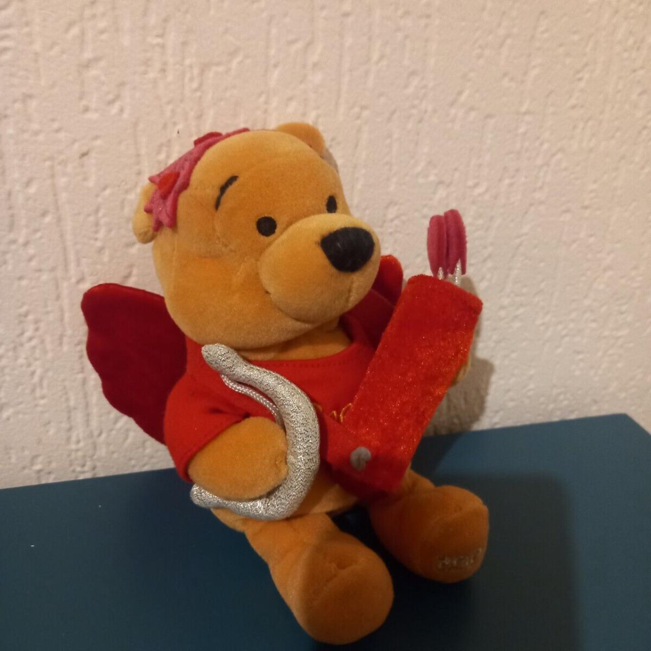 Disney Winnie The Pooh 'Cupid Pooh' Soft Toy, 20cm - Depop