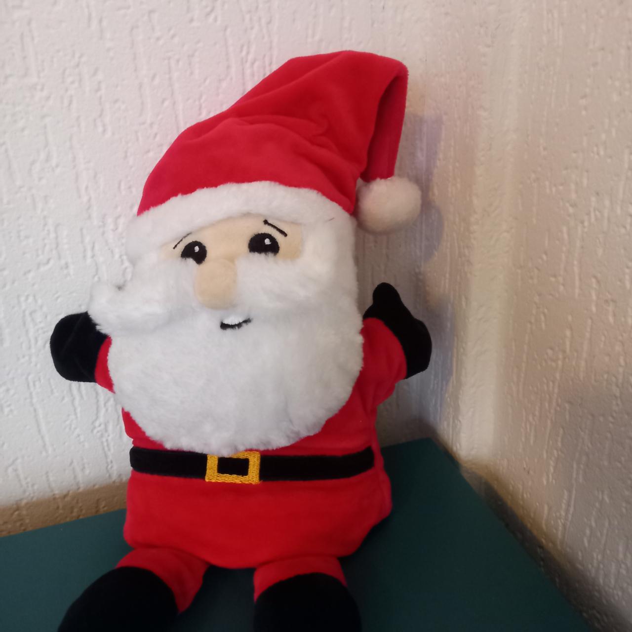 Little Town Santa Hand Puppet Soft Toy - Depop