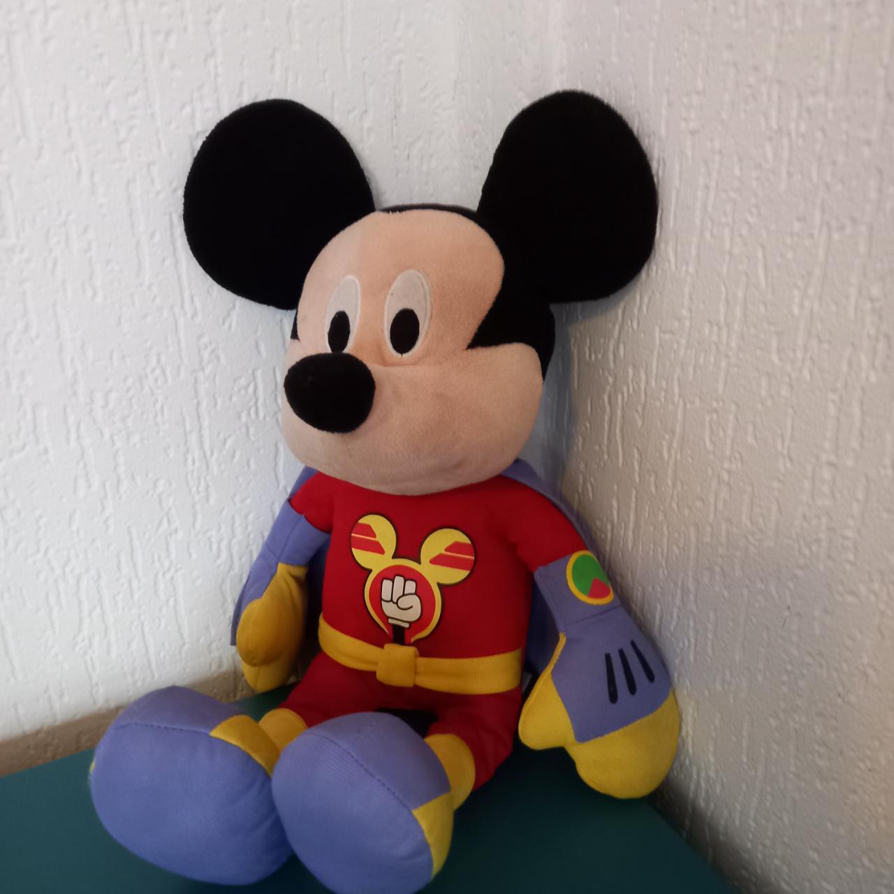 Disney Superhero Mickey Mouse Soft Toy, 40cm - Depop