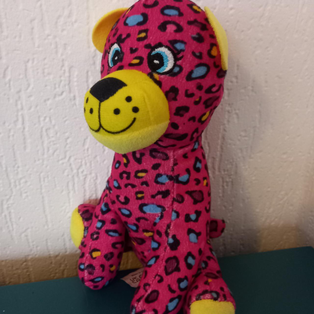 Cuddle Crew Pink Leopard Soft Toy, 20cm - Depop