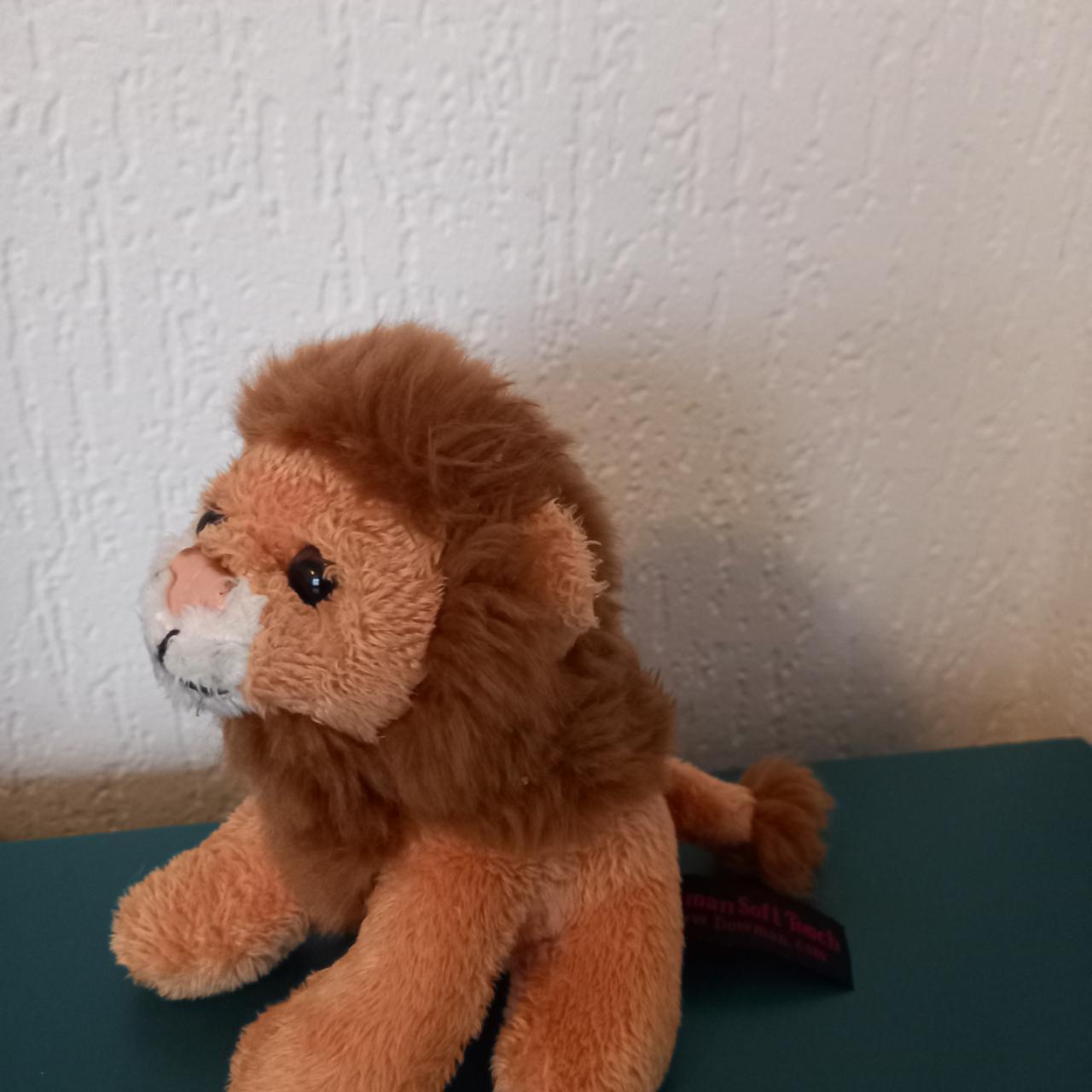 Dowman Soft Touch Lion Soft Toy, 15cm - Depop