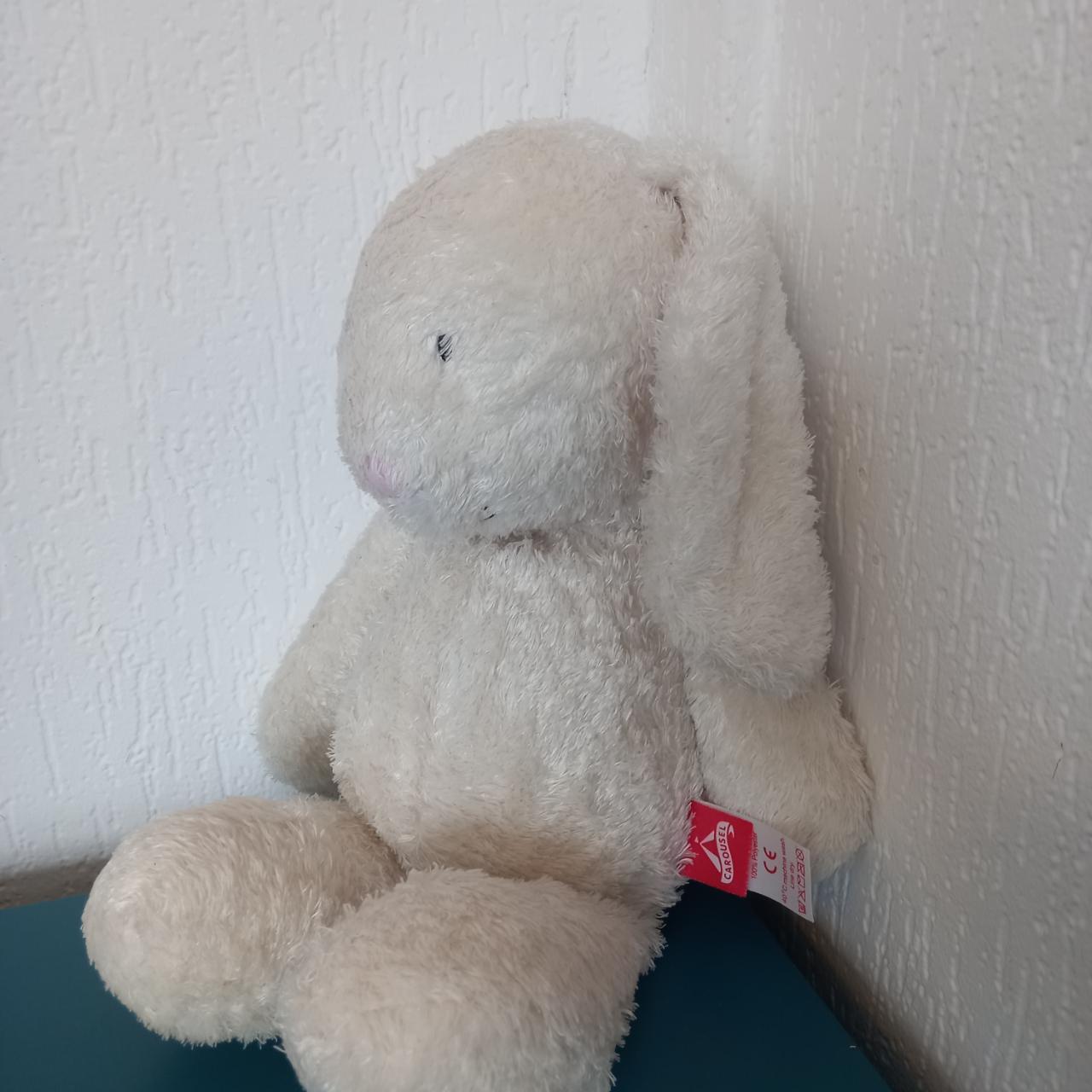 Carousel White Rabbit Soft Toy, 40cm - Depop