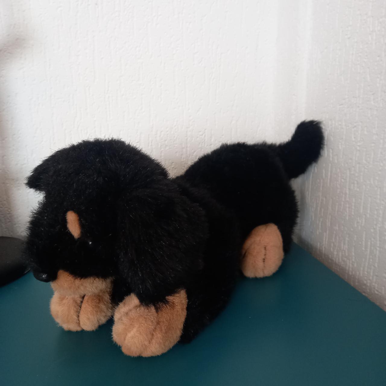 Black Dog Soft Toy, 40cm - Depop
