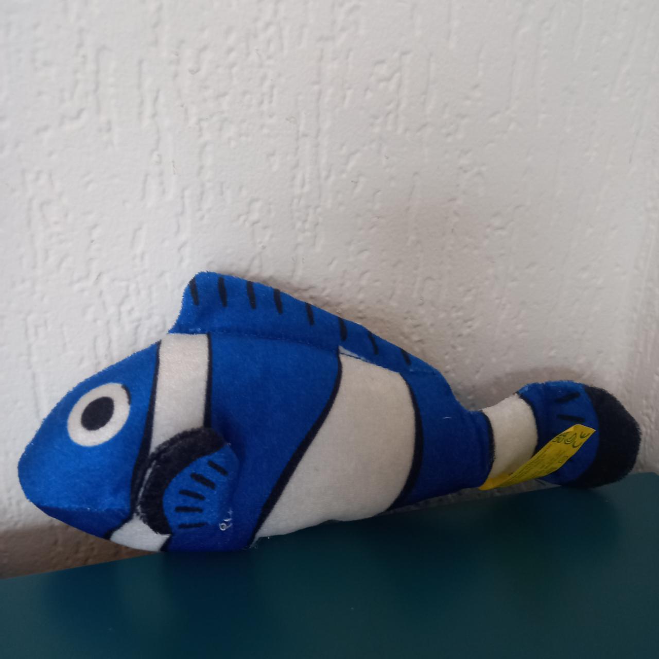 Bananas Blue Fish Soft Toy, 20cm - Depop