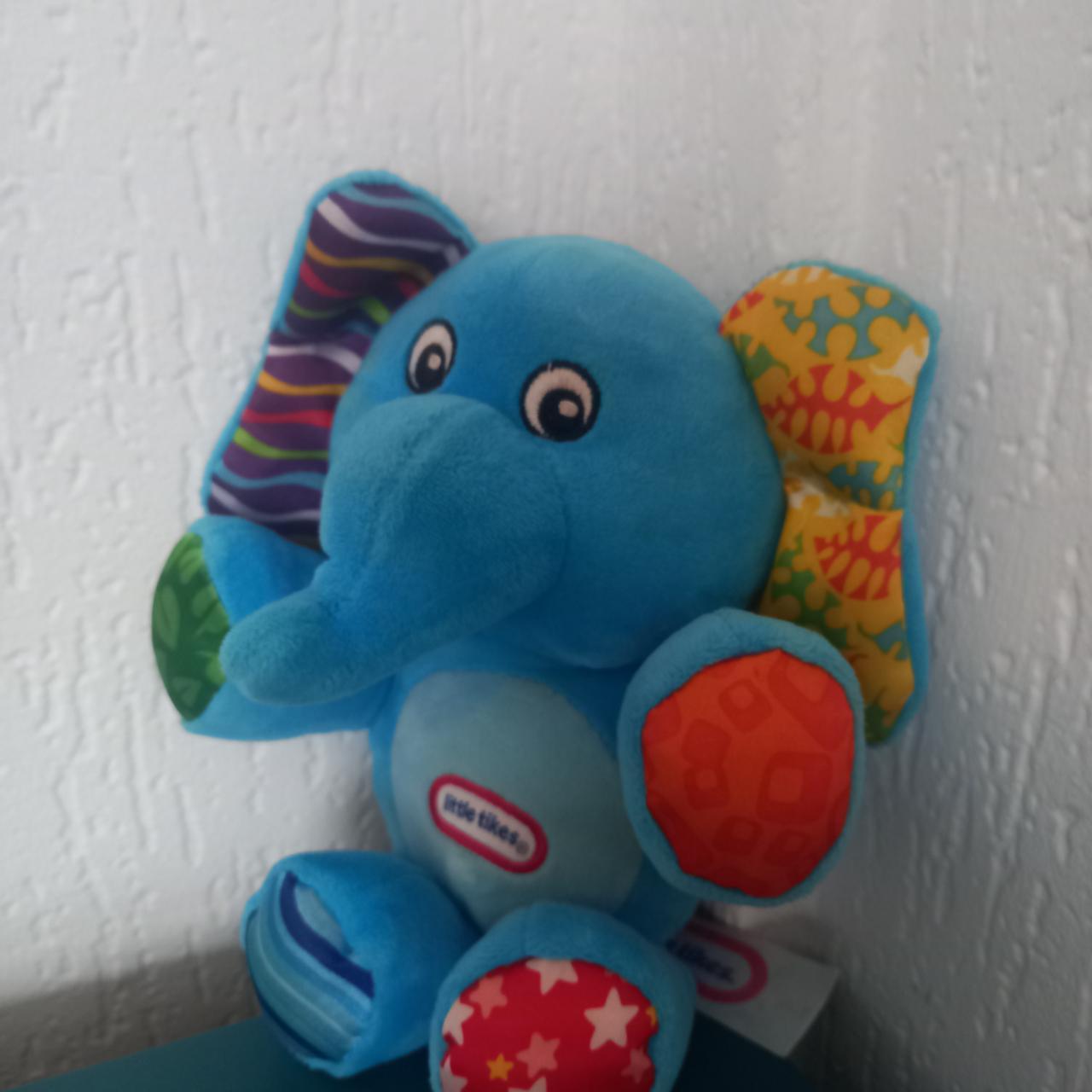 Little Tikes Musical Elephant Soft Toy, 20cm - Depop