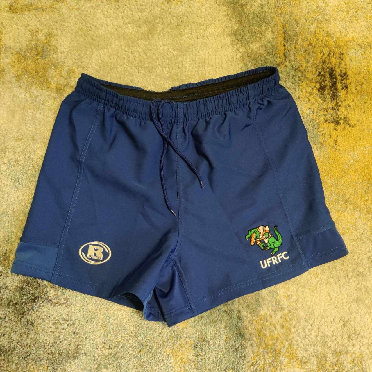 UF Rugby blue shorts embroidered - Depop