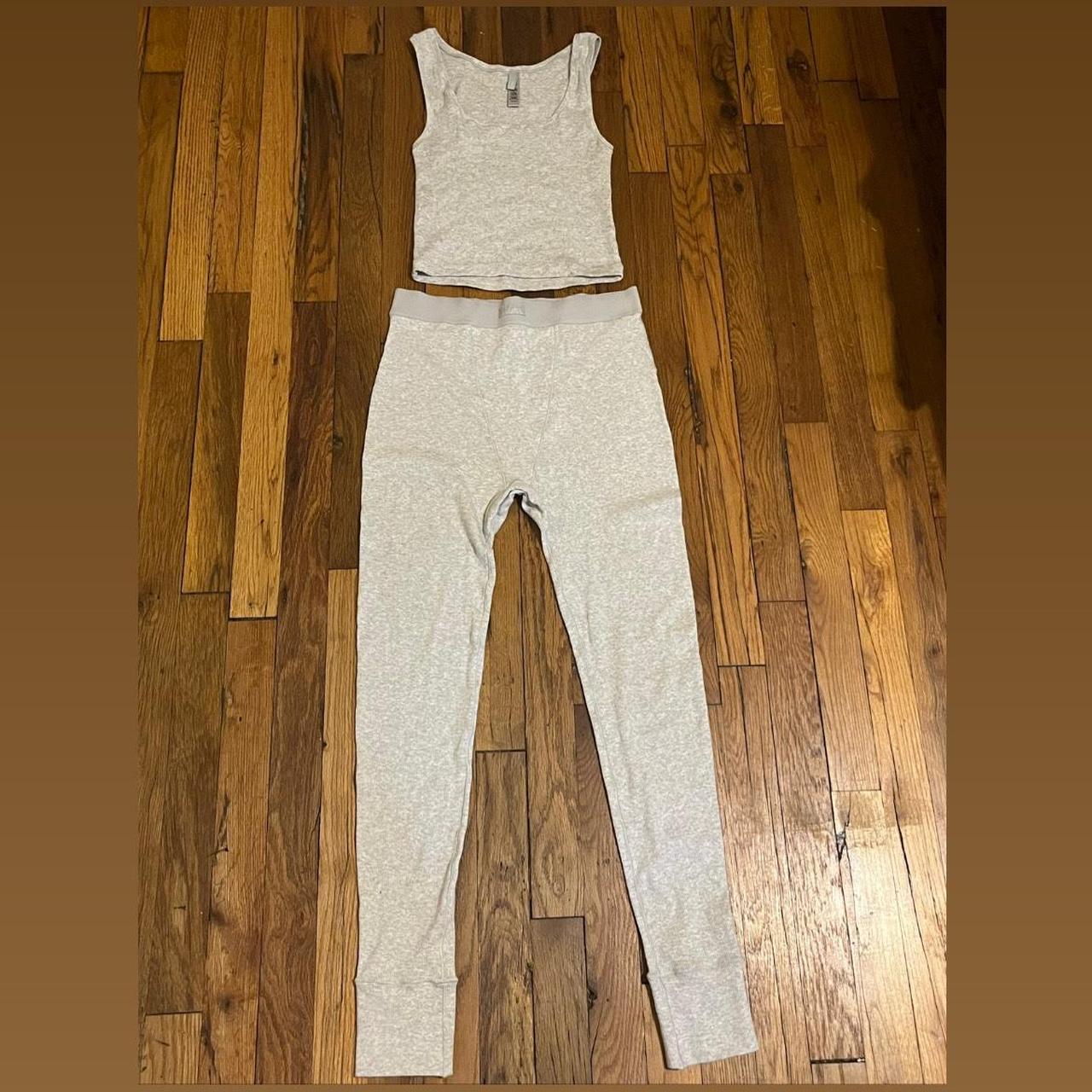 SKIMS set, tank and leggings (THESE ARE REAL SKIMS)... - Depop