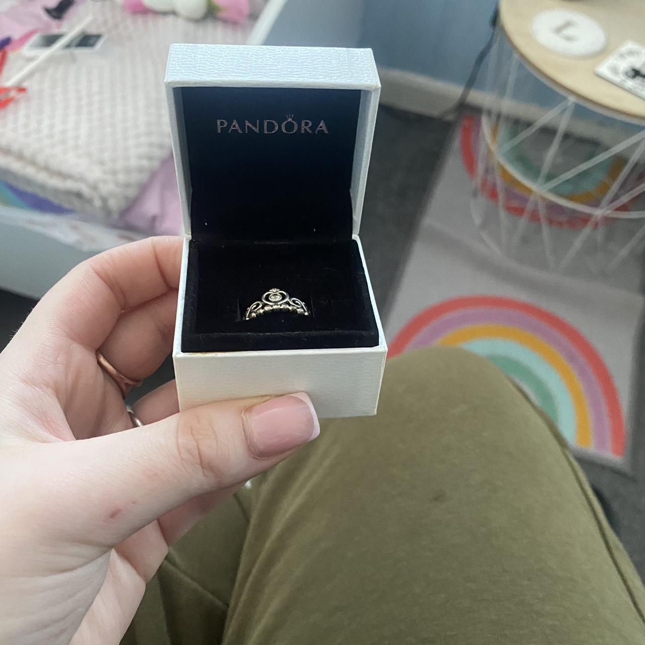 Pandora princess ring | Depop
