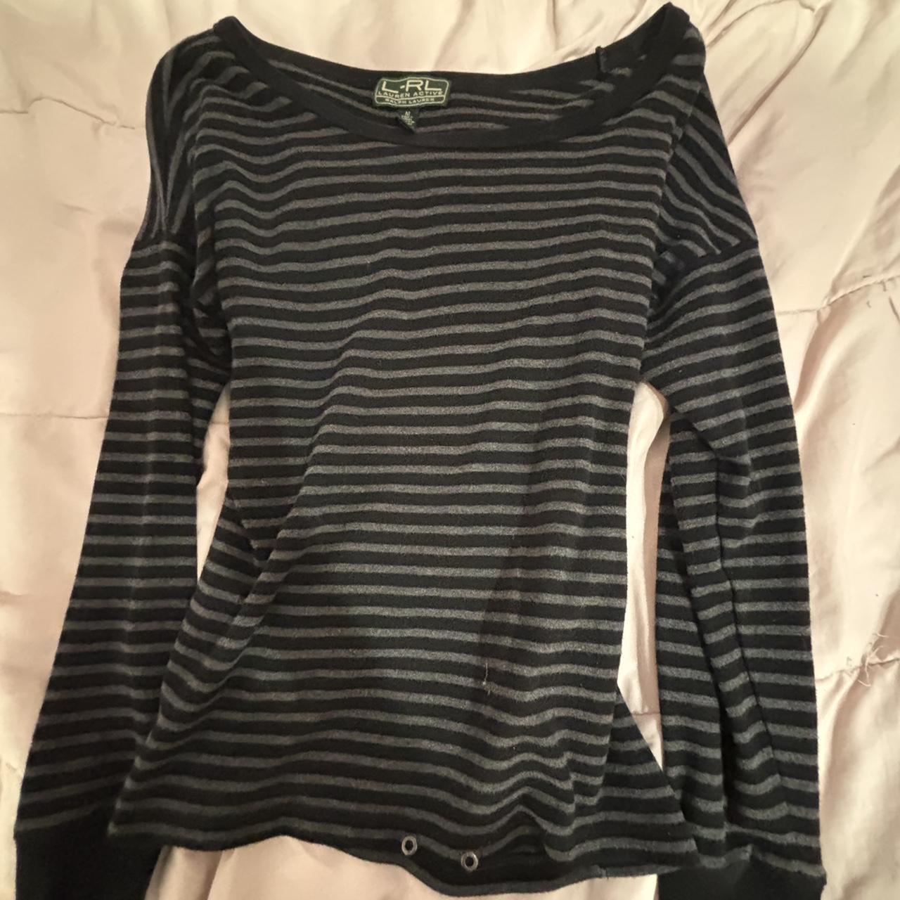 black and grey emo sweater y2k 2000s - Depop