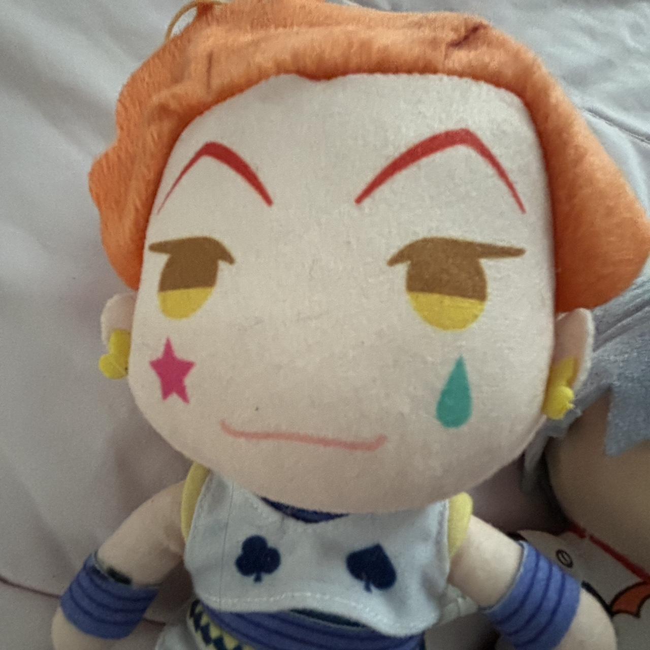 2 anime plushies hisoka from hunter x hunter and rei... - Depop