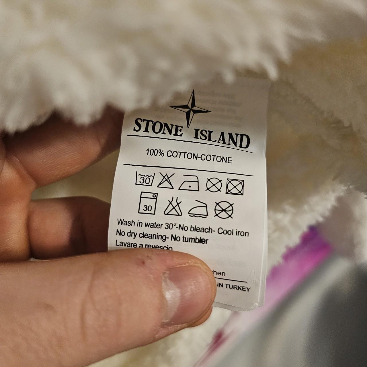 FLUFFY STONE ISLAND HOODIE - Depop