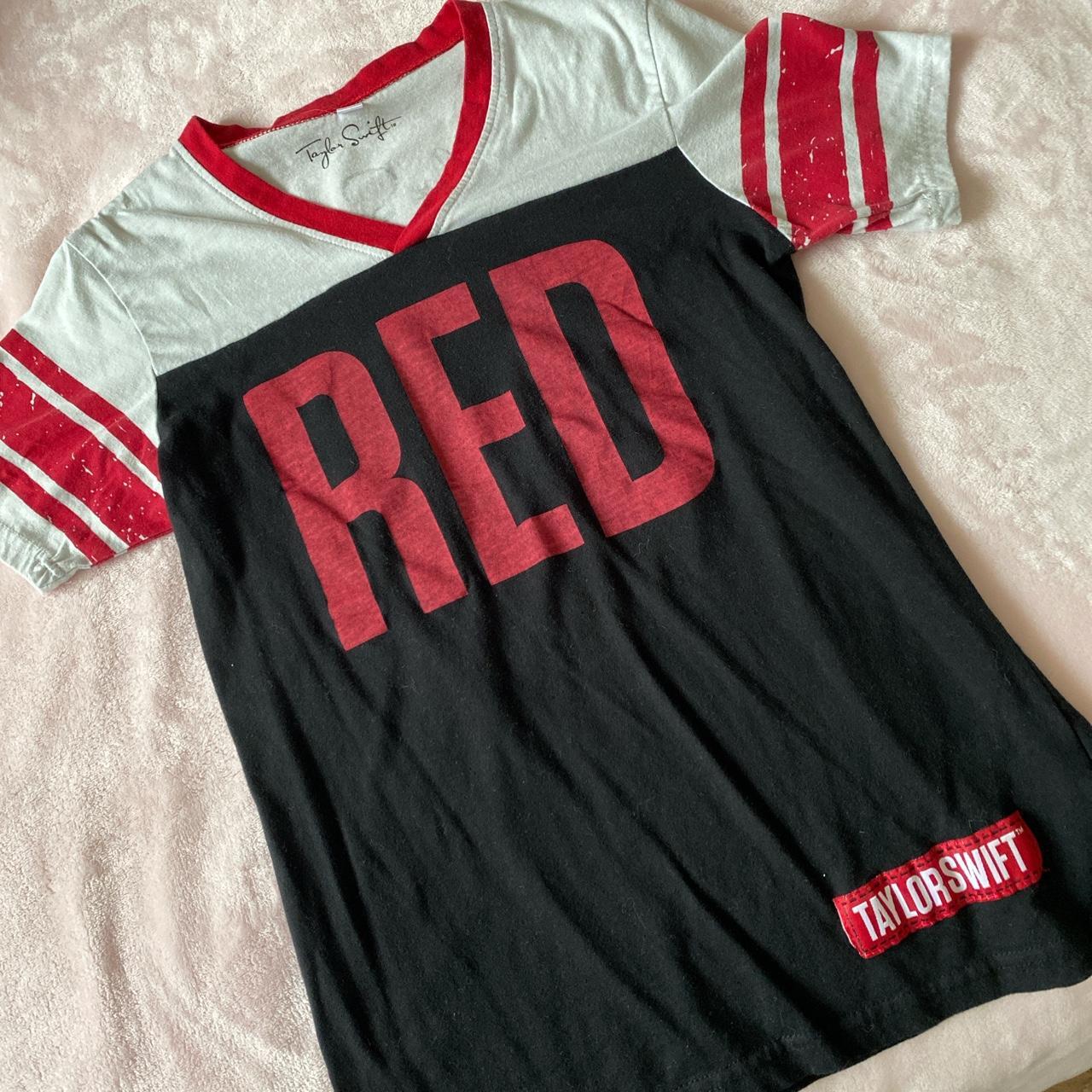 Taylor Swift Red T-Shirt Size Medium - Depop