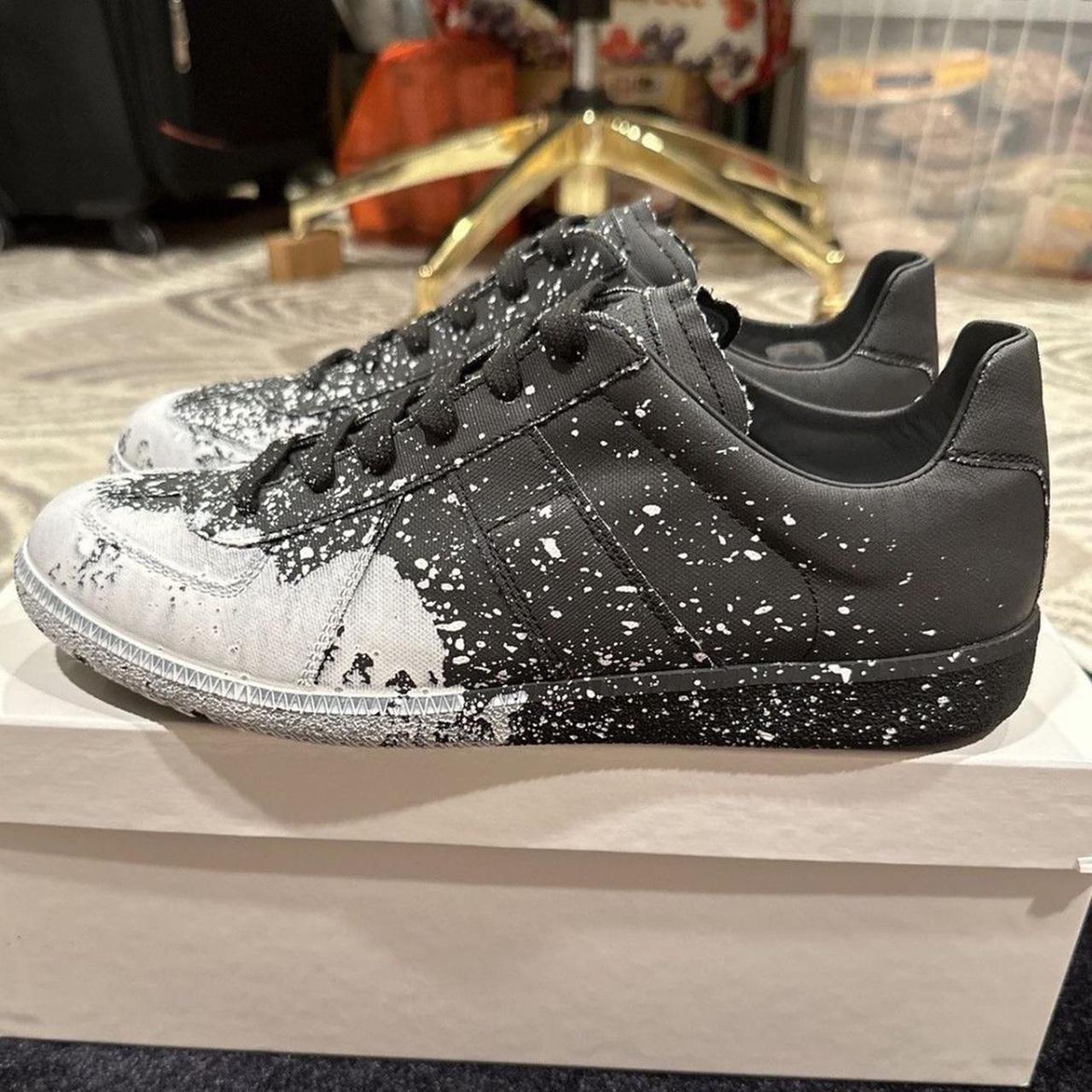 Margielas black paint gats Men’s US 10 100%... - Depop