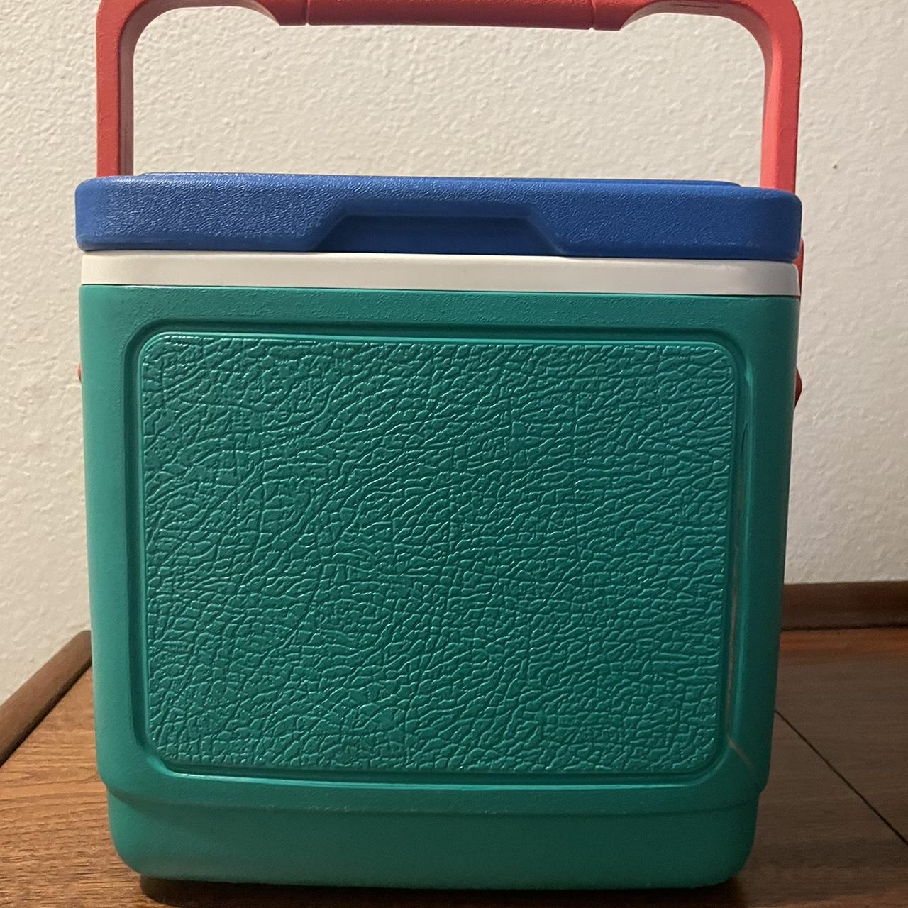 Vintage 80’s igloo cooler Super cool retro colors,... - Depop