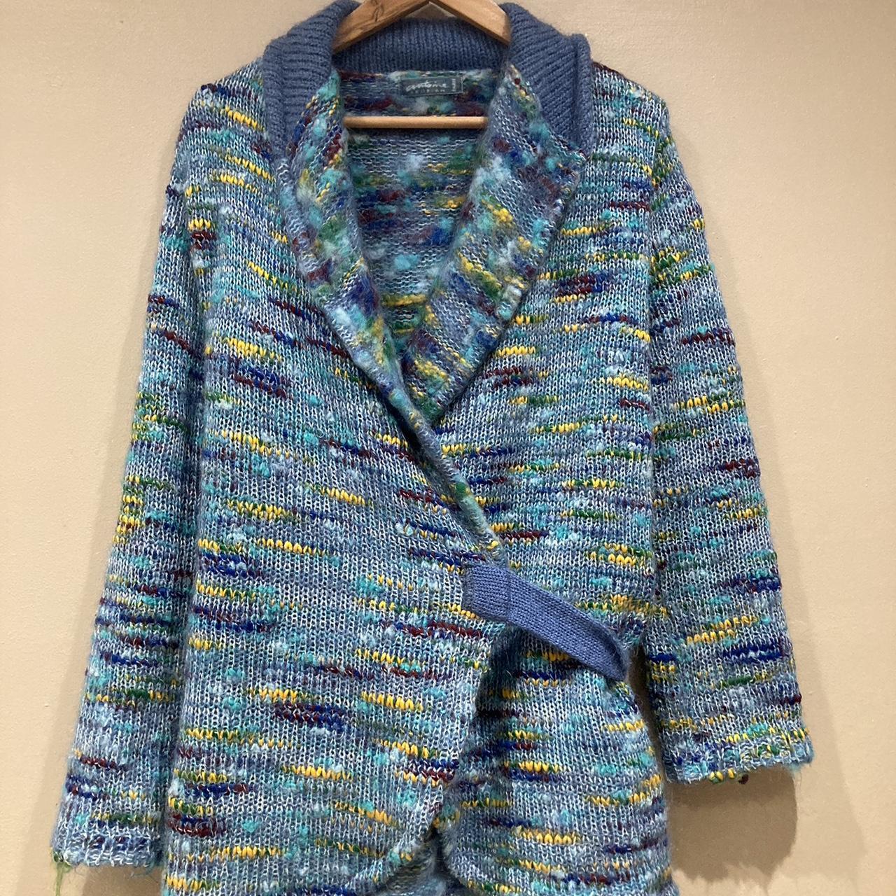 Quirky Cardigan Part Mohair French Made Antoine... - Depop