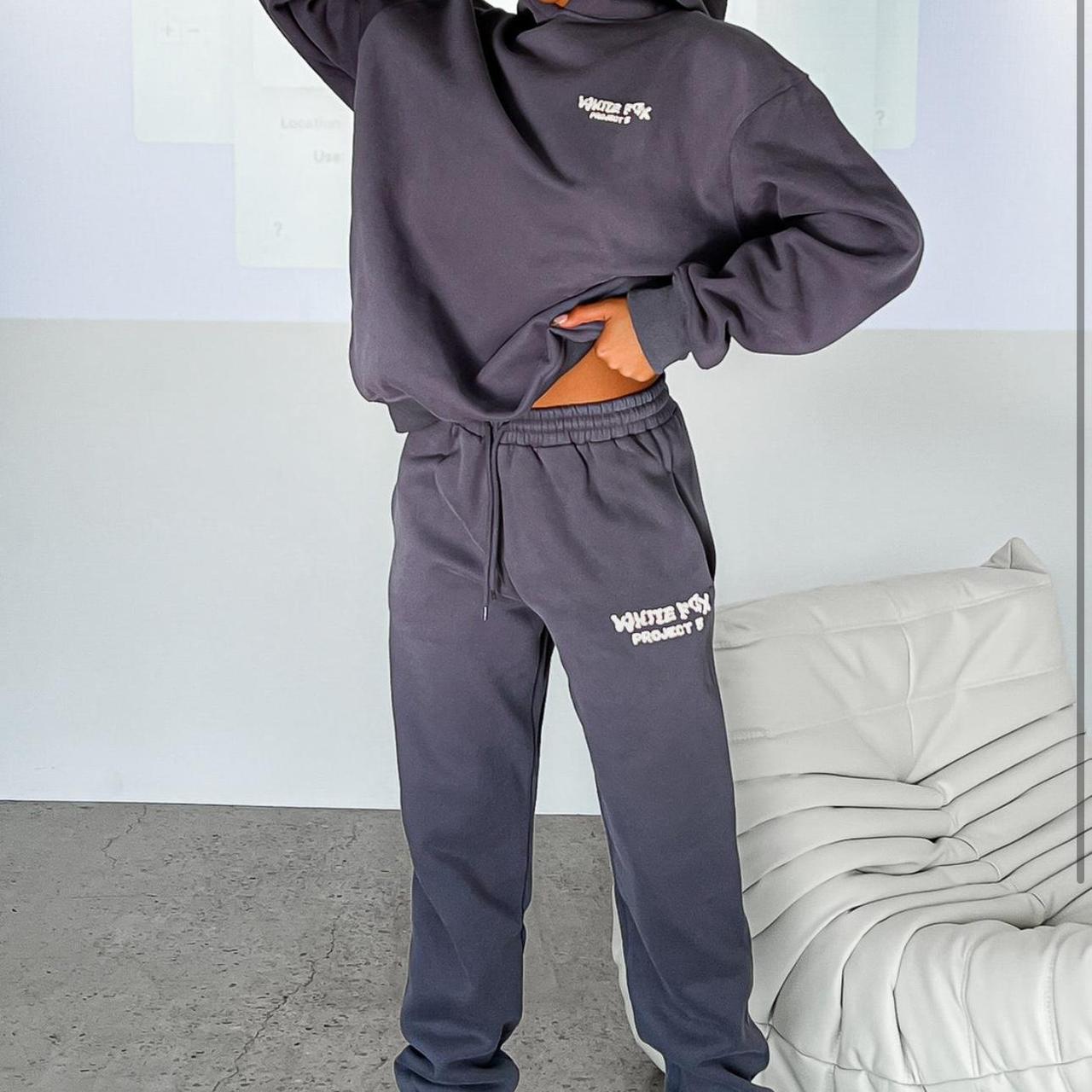 White fox Project 5 sweatpants volcanic size xs.... - Depop