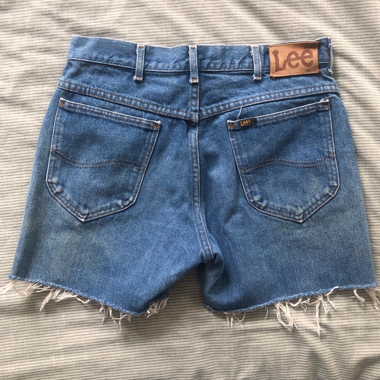 vintage cut off lee denim shorts! #leejeans... - Depop