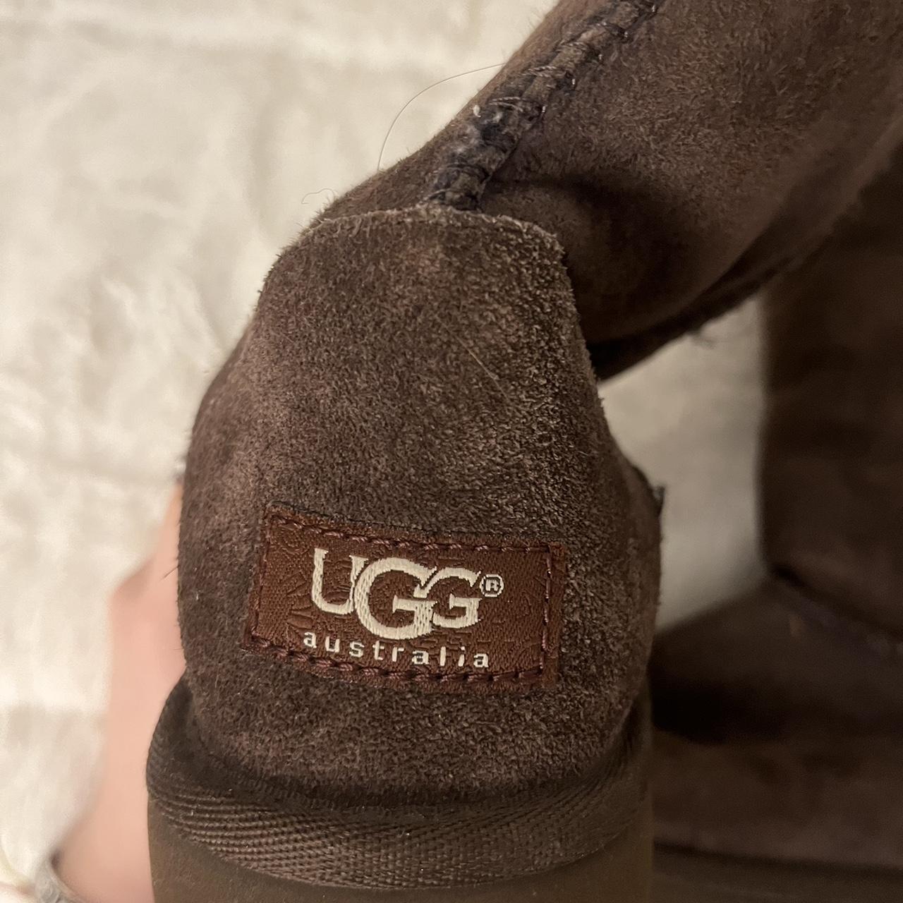 tall brown ugg australia boots no visible signs of... - Depop