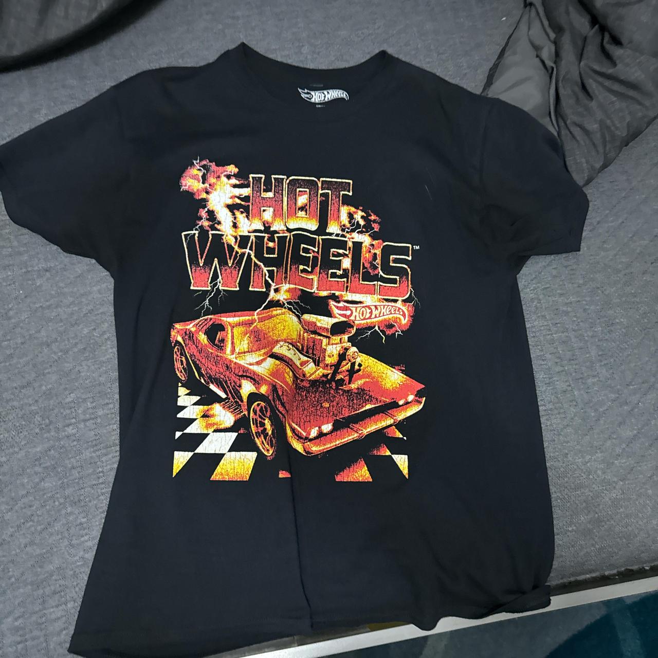 Sick hot wheels shirt Lmk for trades! - Depop