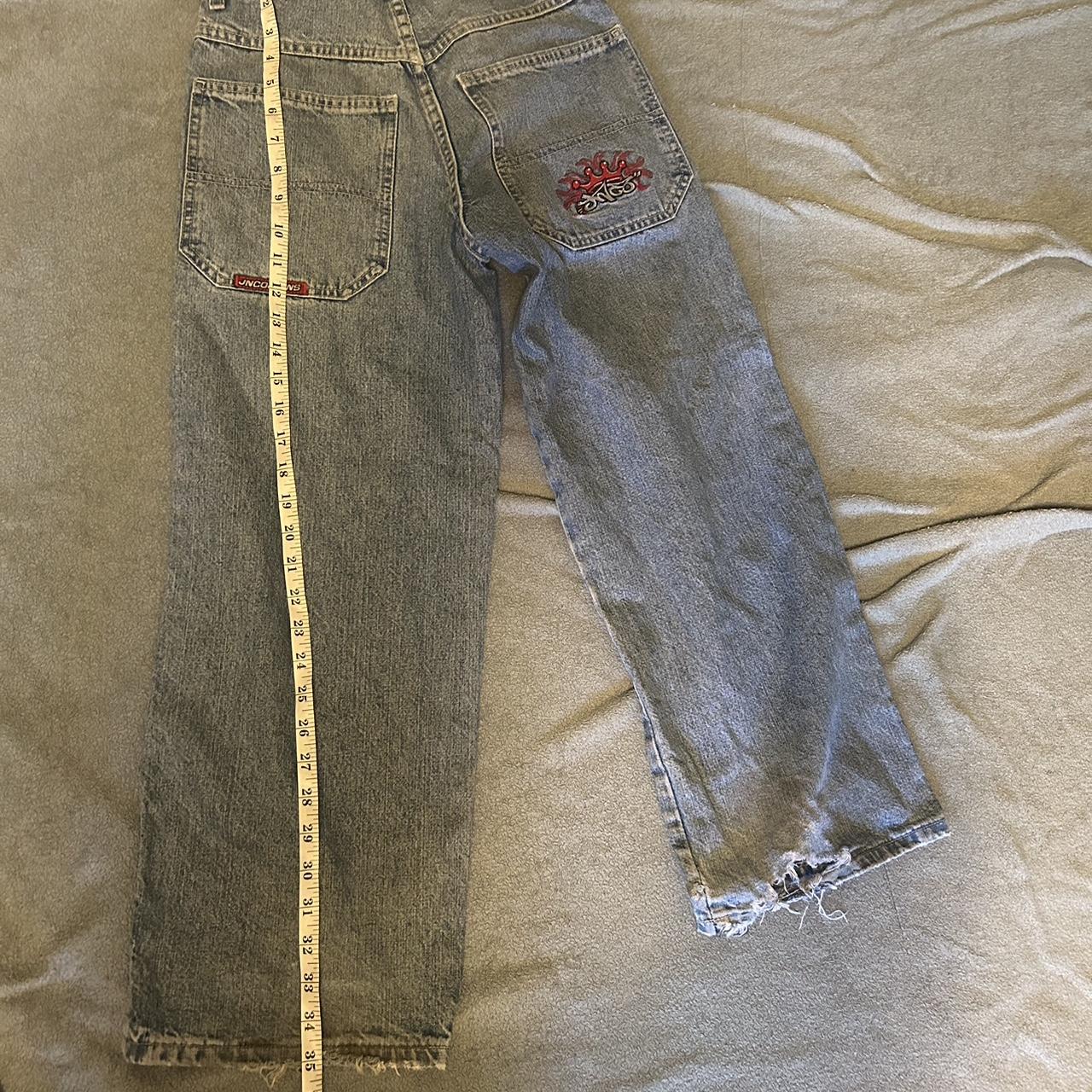 Vintage Jnco jeans original crown tribal logo kids... - Depop