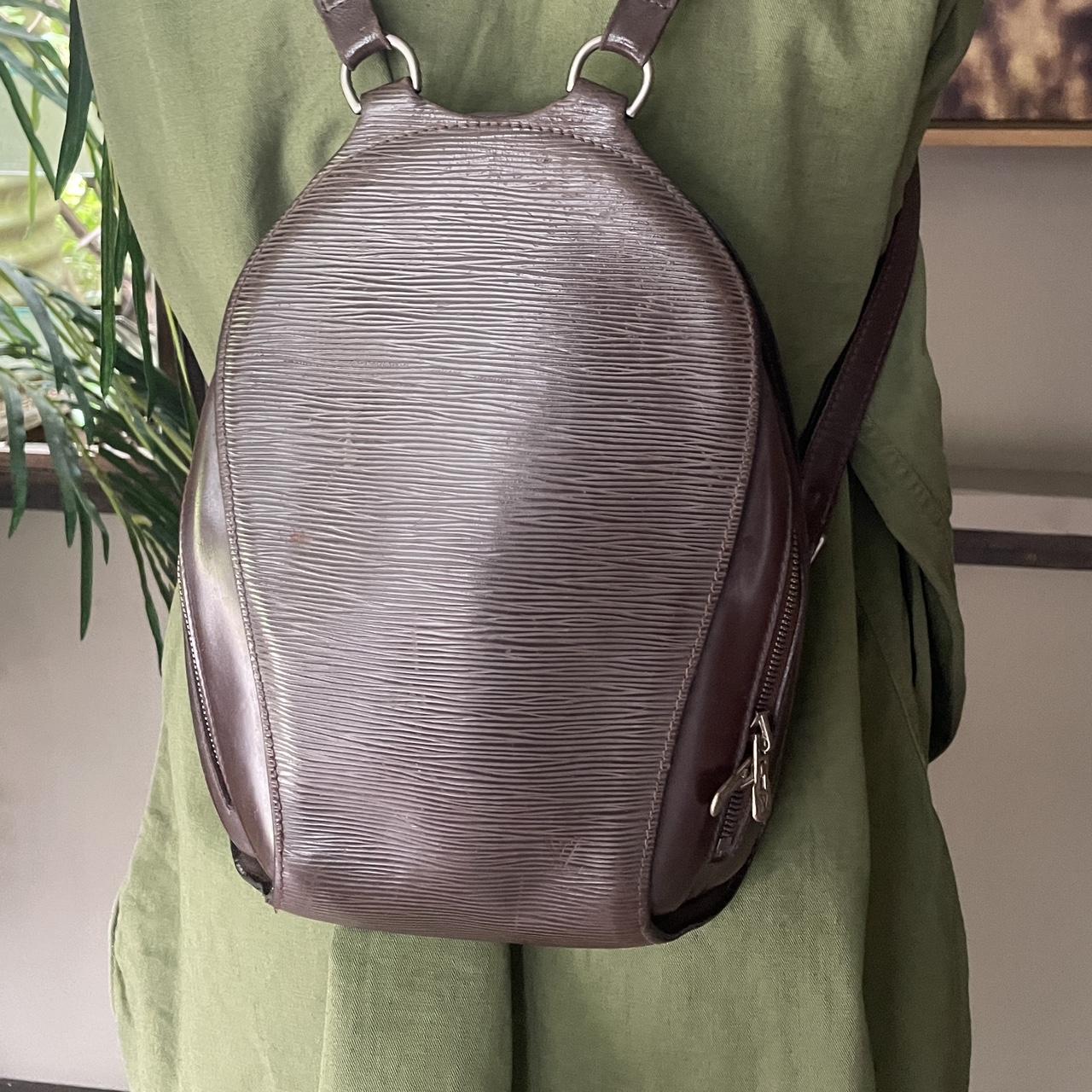 Louis Vuitton epi Mabillon brown back pack. It’s... - Depop