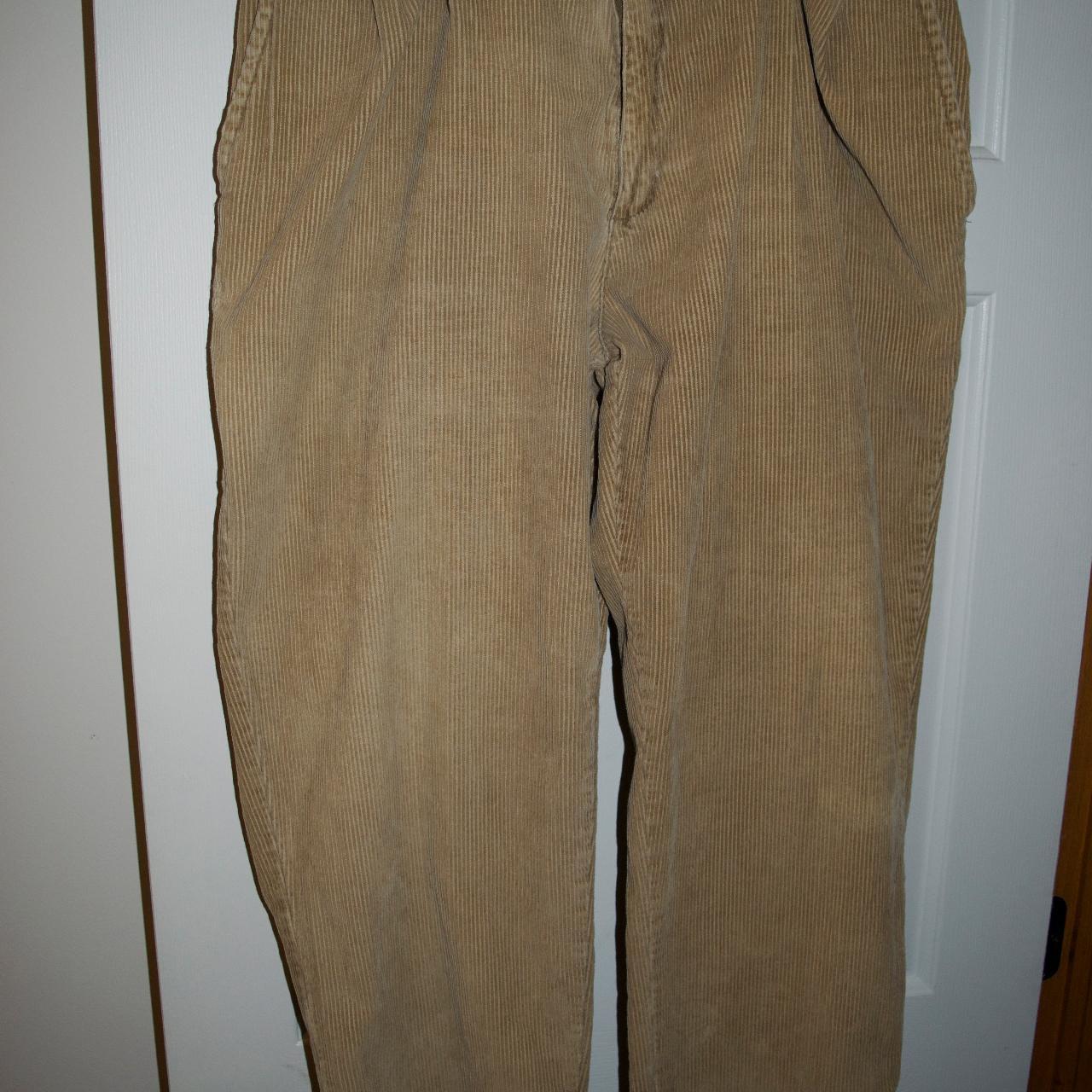 Bugle Boy Corduroy Slacks 100% Cotton 42W/30IN - Depop