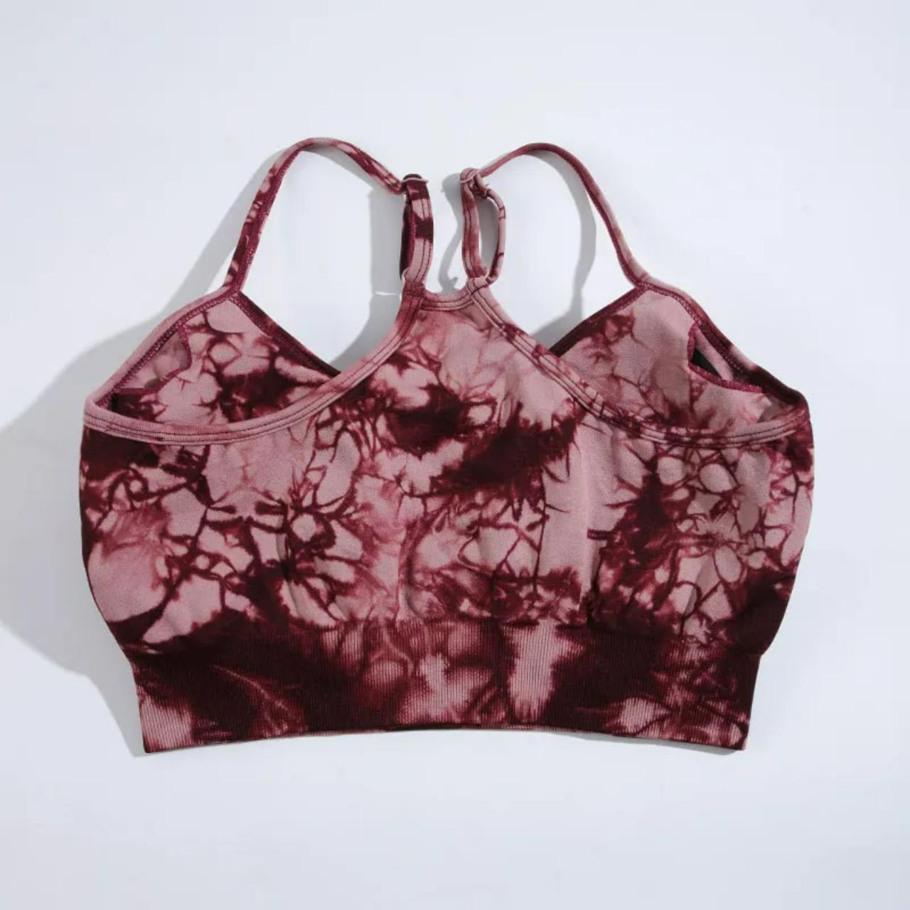 Sport Bra Women Fitness Underwear with Chest Pad... - Depop