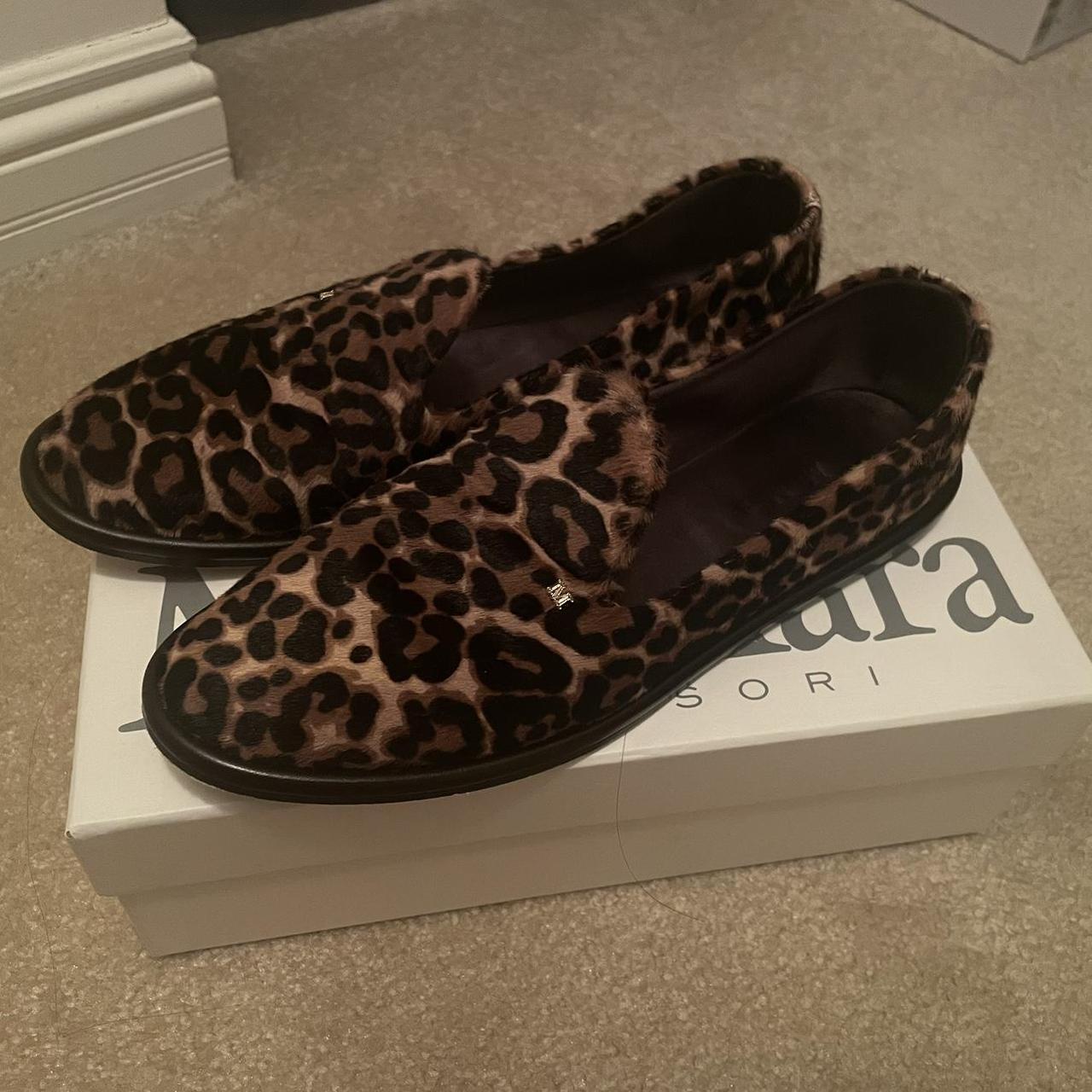 Max Mara leopard print loafers. I wore it less than... - Depop