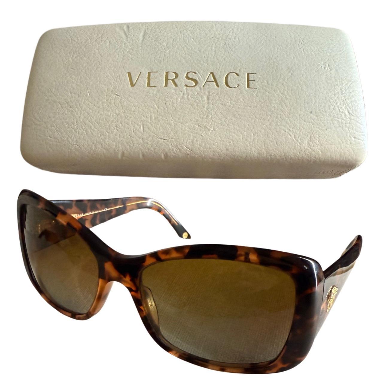Versace tortoise shell sunglasses open to offers... | Depop