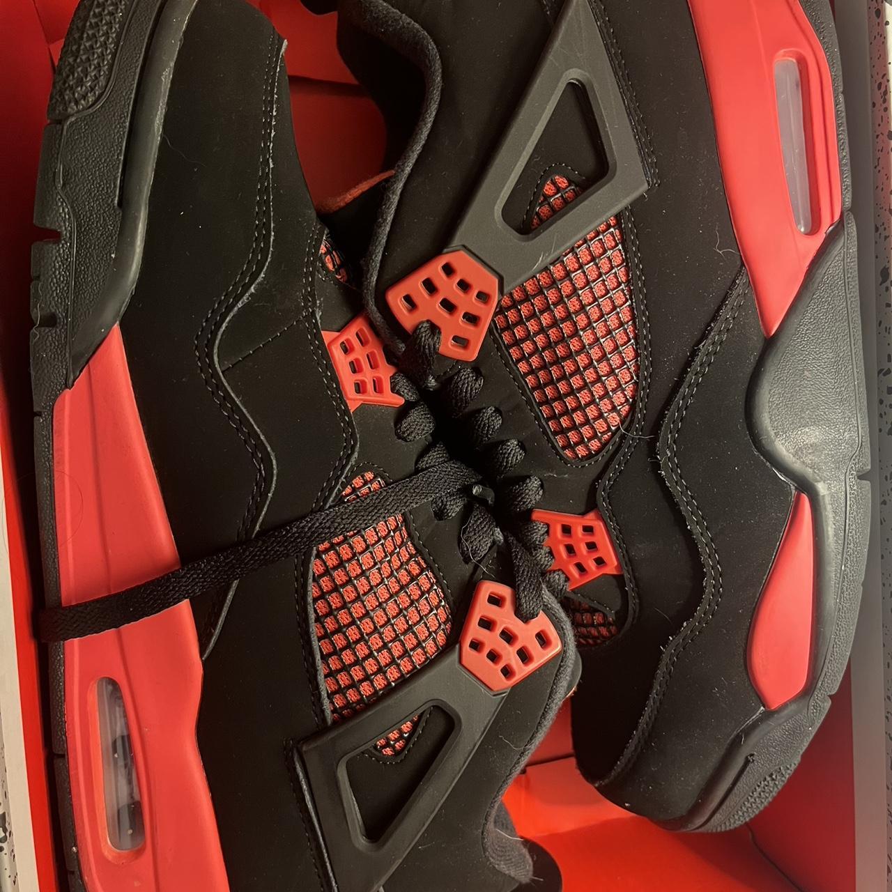 Red Thunder 4s 10 US Men’s Slightly Used Dm before... - Depop
