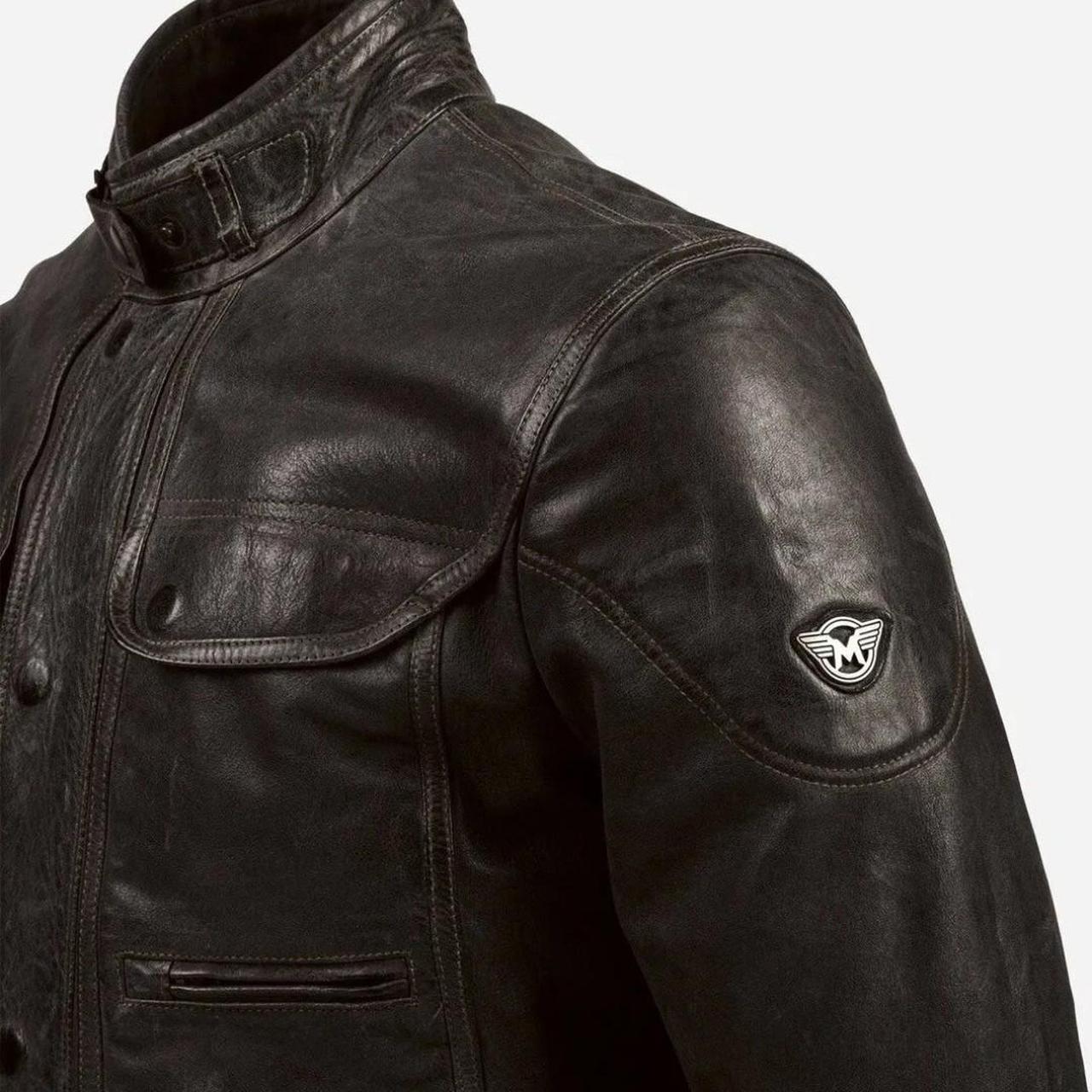 Matchless Kensington Dark Brown Leather Jacket. 4XL... - Depop