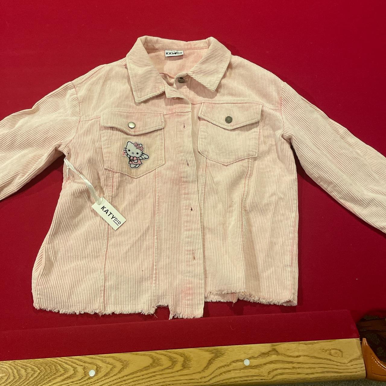 hello kitty jacket (brand: Katydid) - Depop
