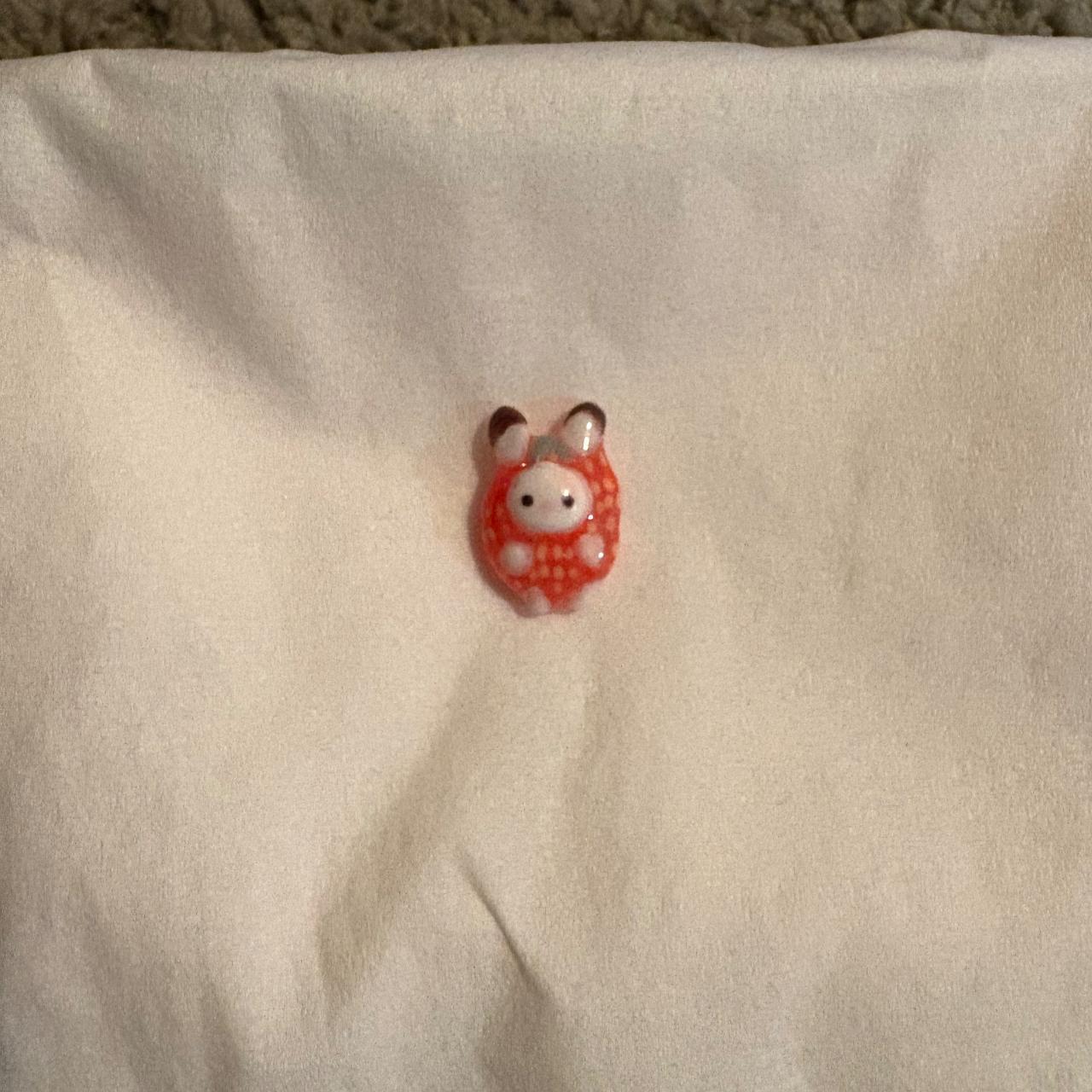 Handmade Strawberry Bunny Calico Critter Nail... | Depop