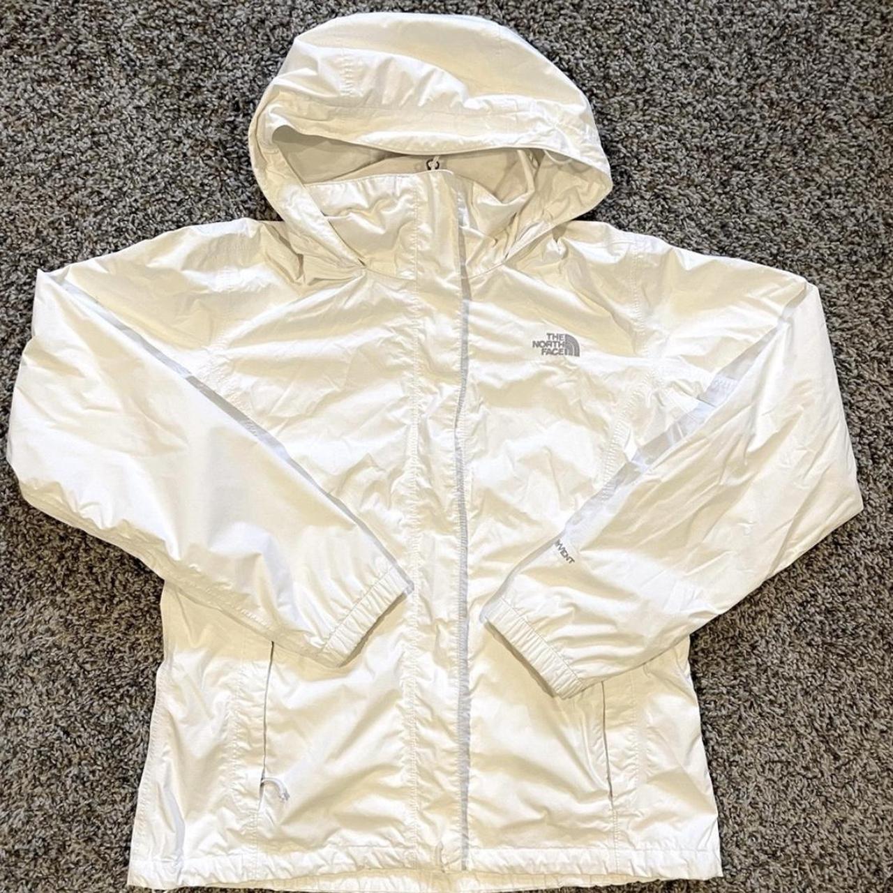 The North Face Lightweight Jacket Size Medium White... - Depop