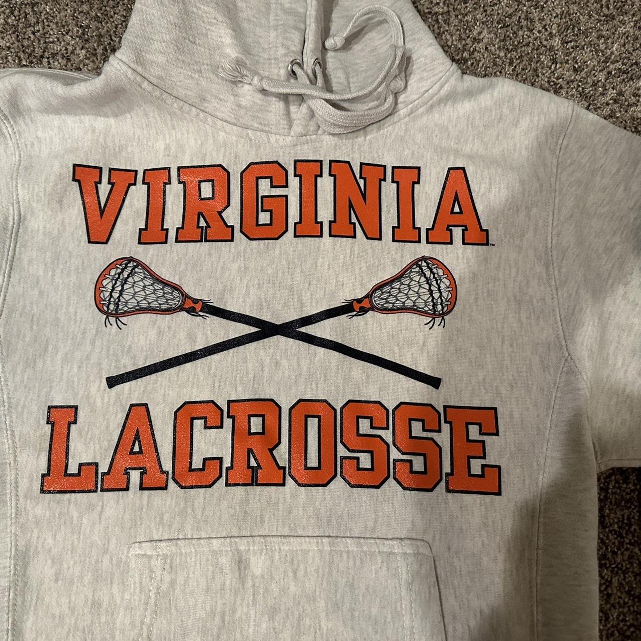 University of Virginia Lacrosse Hoodie Men’s... - Depop