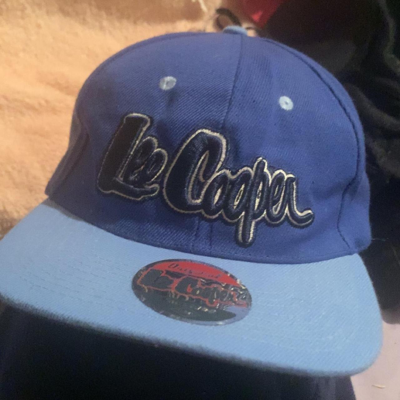 blue lee cooper baseball cap adjustable - Depop
